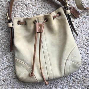 Coach | Bags | Rare Suede Coach Crossbody Bucket Bag | Poshmark